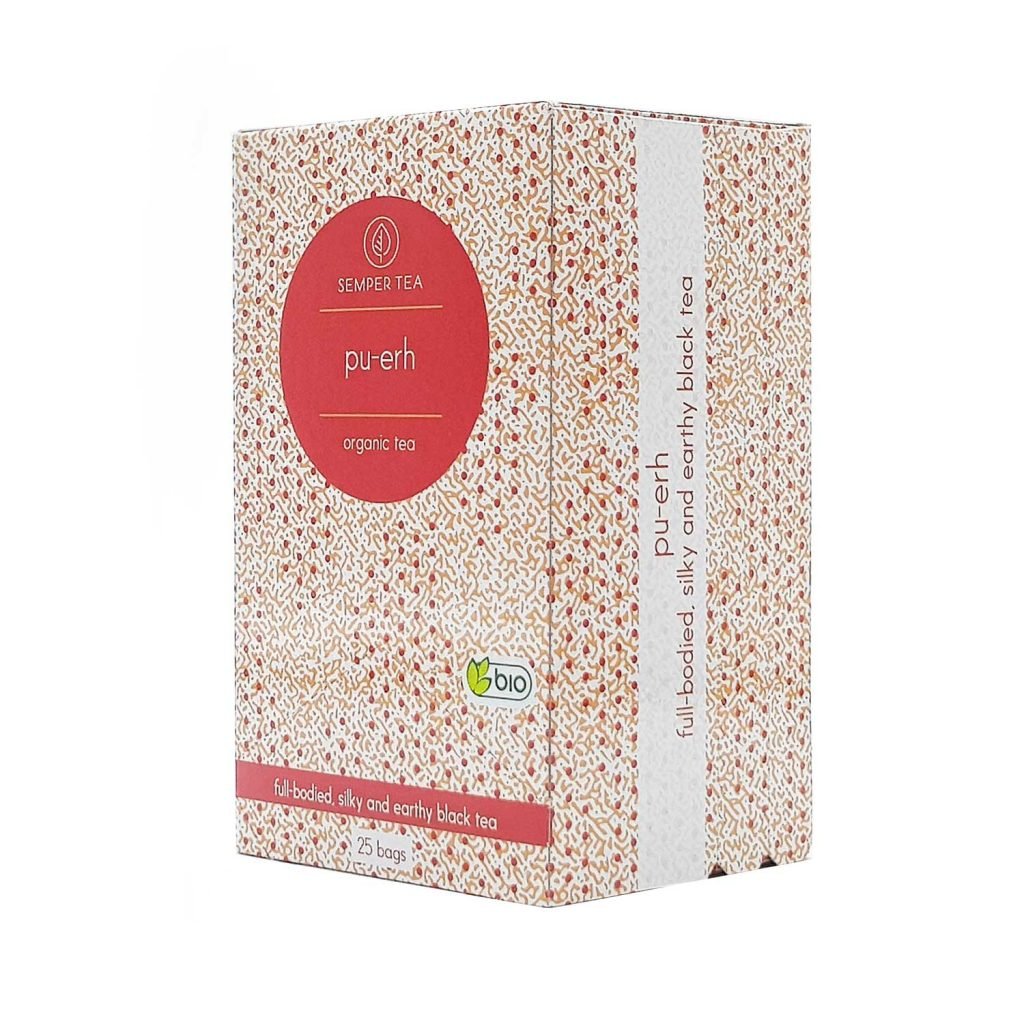 PU-ERH organic tea in tea bags - Semper Tea | Mayorista y fabricante de ...