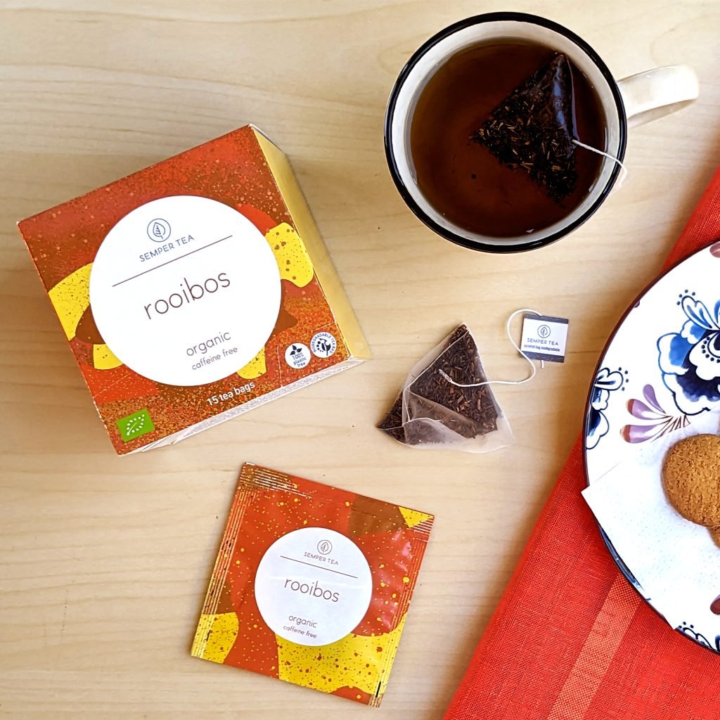 Organic REDBUSH Tea in PLASTIC-FREE Envelope Tea Bags