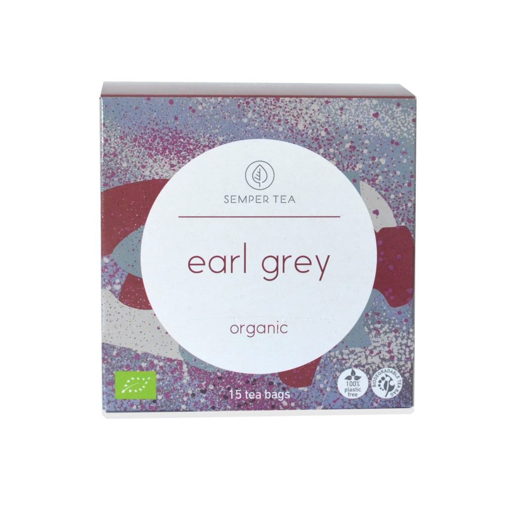 Té Earl Grey con Bergamota envase sostenible sín plástico Semper Tea