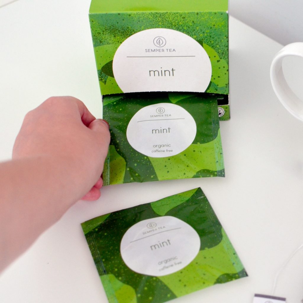 Fresh and Eco Mint Tea: Plastic-Free Sustainable Food
