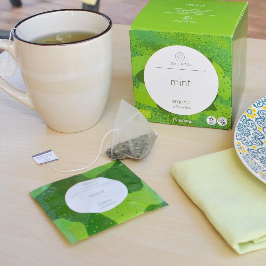 Fresh and Eco Mint Tea: Plastic-Free Sustainable Food